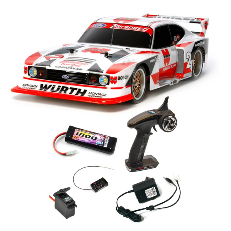 Pack Ford Capri Turbo Zackspeed TT-02 4WD Kit- 1/10 - TAMIYA 58578 PCK