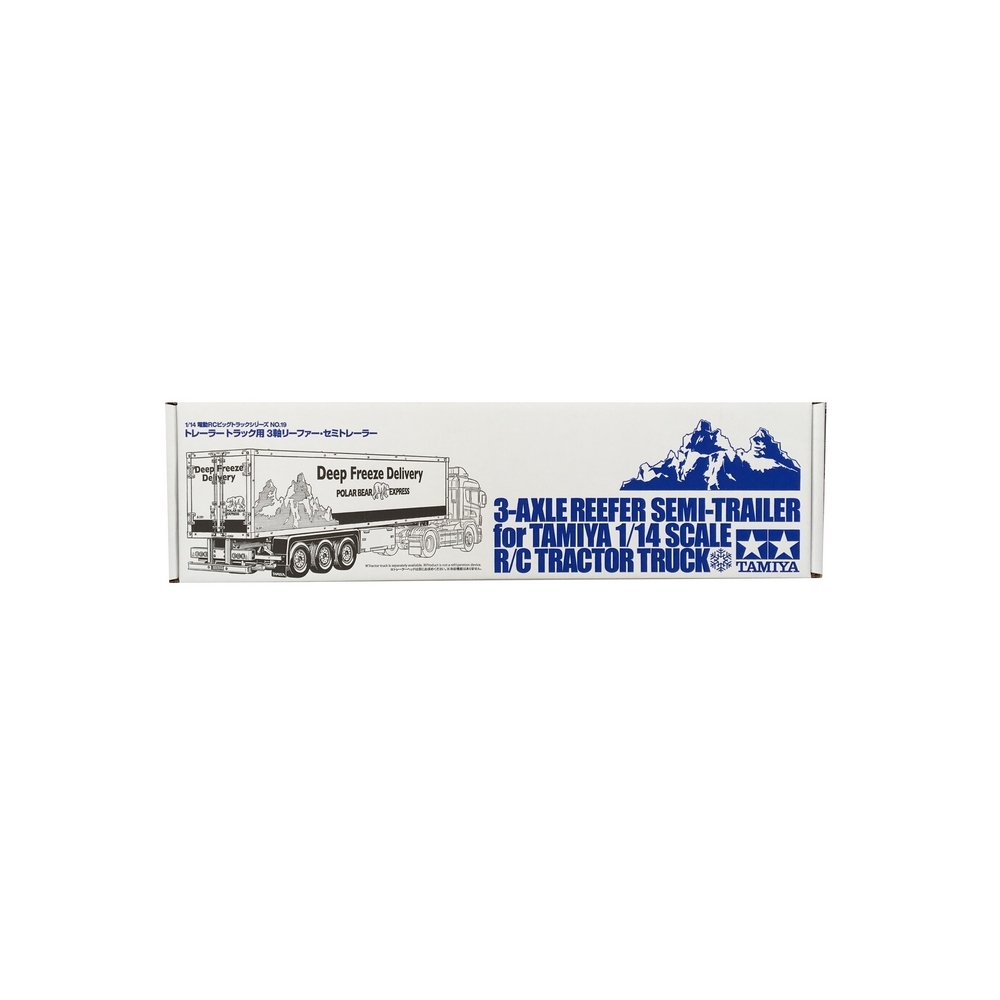 Semi-Remorque Frigo DFD 3 Essieux - 1/14 - TAMIYA 56319