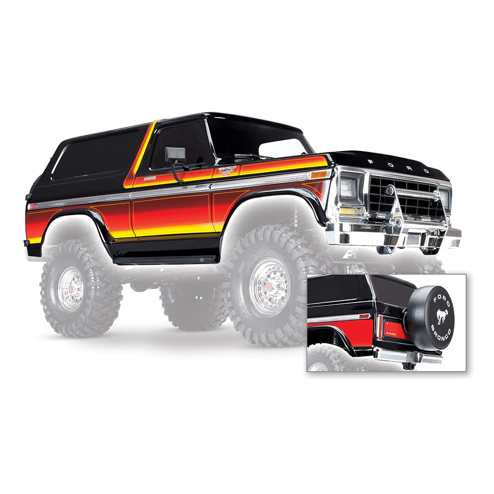 Kit Carrosserie Ford Bronco Ranger XLT TRX4 "Sunset" - TRAXXAS 8010X