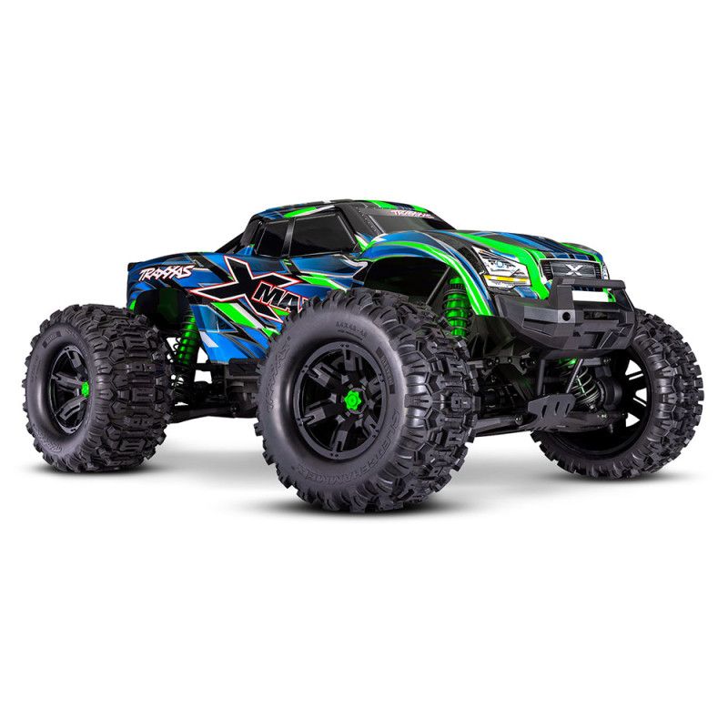 Monster Truck X-MAXX Belted 4X4 8S VXL, RTR, 4WD, Vert - TRAXXAS 77096 ...